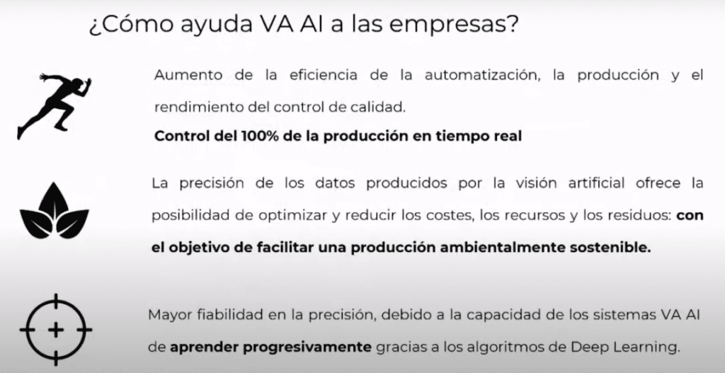 Equipos de visión artificial inteligentes para el control de la calidad
