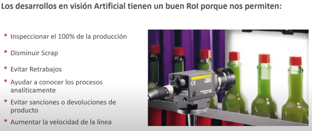 Sistemas de visión artificial para empresas de manufactura