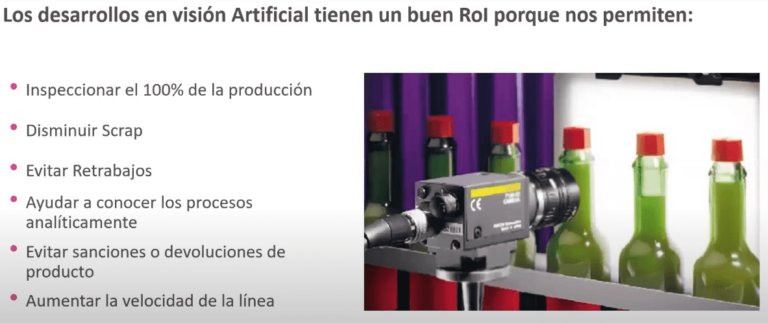 Sistemas de visión artificial para empresas de manufactura