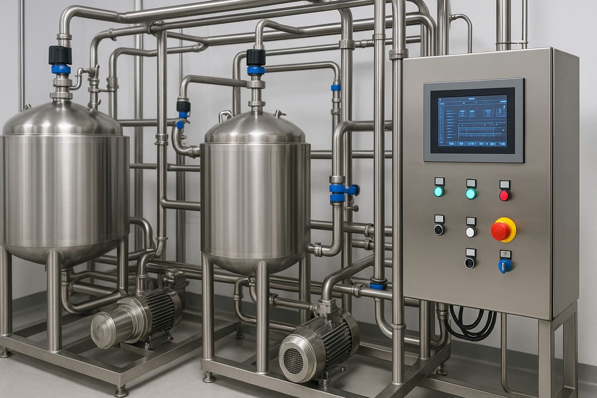 Automatización CIP: Limpieza Industrial Eficiente y Segura