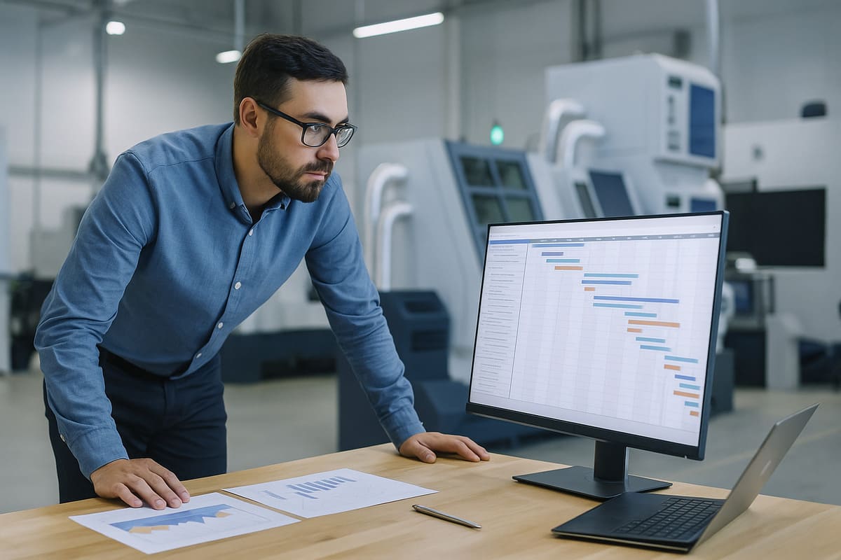 Cómo Mejorar la Programación de la Producción en la Manufactura